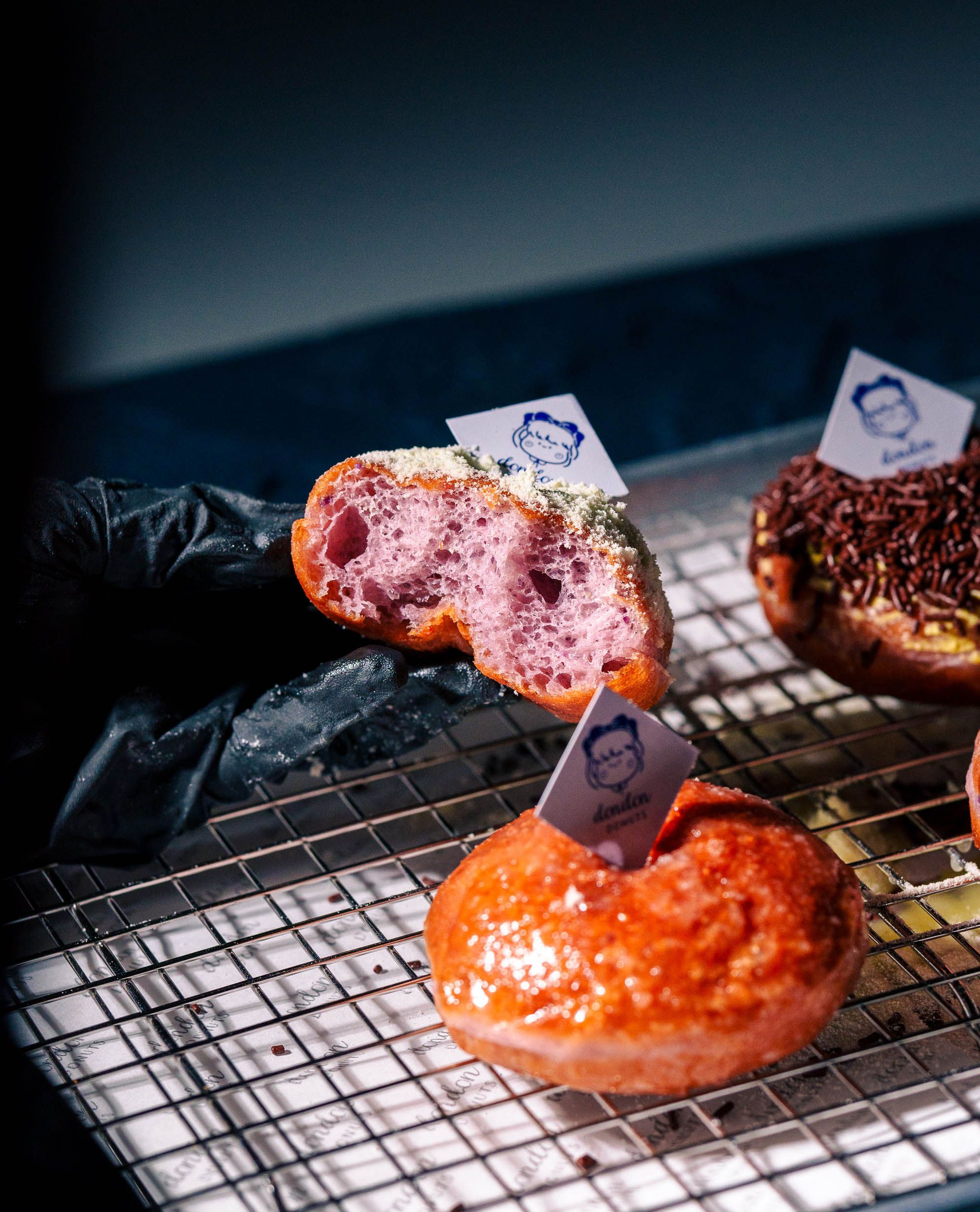 Don Don Donuts - Ube Donuts. Based in Sunter, Jakarta.